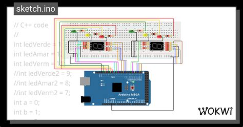 Semafaro Wokwi Esp32 Stm32 Arduino Simulator