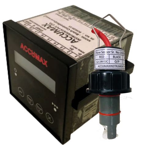 Paddle Wheel Flow Meter Digital Flow Meter Accumax