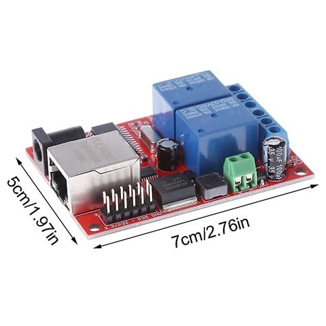 Lan Ethernet 2 Way Relay Board Delay Switch Modulo Controller Tcpudp