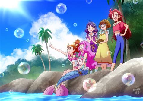 Zerolay Ichinose Minori Kururun Precure Laura La Mer Natsuumi Manatsu Suzumura Sango