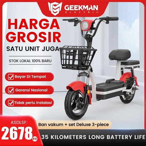 Jual Geekmen Speeded Sepeda Listrik Sepeda Listrik Dewasa Sepeda Listrik Exotic Sepedah Listrik