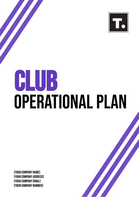 Free Club Operational Plan Template To Edit Online