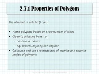 Properties Of Polygons PPT