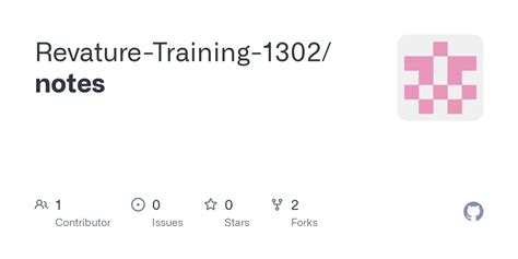 GitHub Revature Training Notes