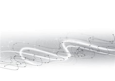 Vector Background Abstract Technology Communication Data Science Stock Vector Illustration Of