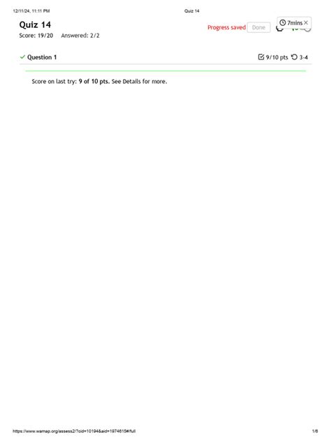 Quiz 14 Pdf Analysis Mathematical Analysis