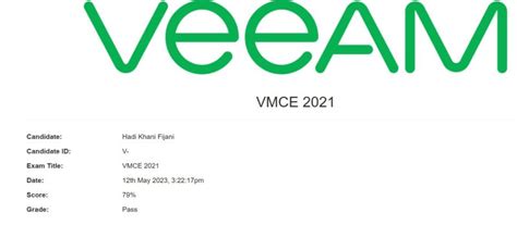 Hadi Khani Fijani On Linkedin Vmce Veeam Cloudhba Backupsolutions Backupandrecovery 10