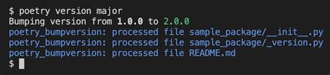 Poetry Bumpversion PyPI