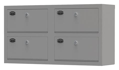 Sentinel Keyed 4 Weapon Drawers Pistol Security Locker 30rt70