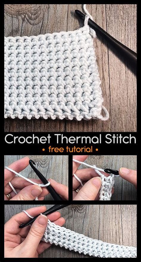 Crochet Thermal Stitch Blanket Pattern Crochet Stitches Tutorial