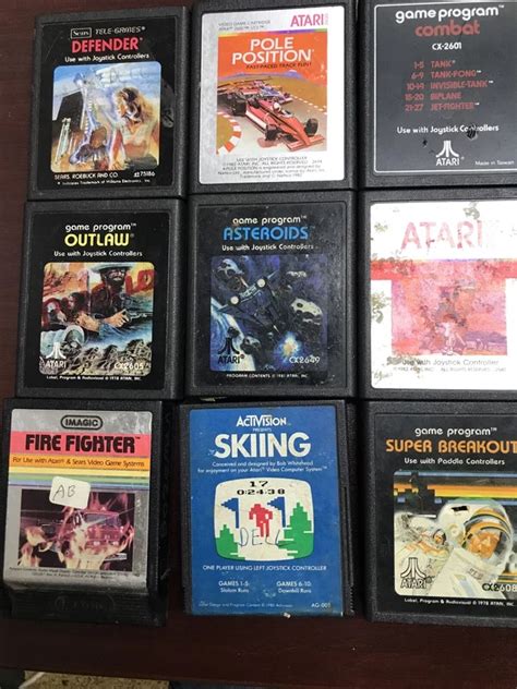 Atari 2600 Game Cartridges