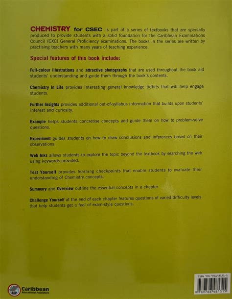 Chemistry For Csec Book Wizard Ltd