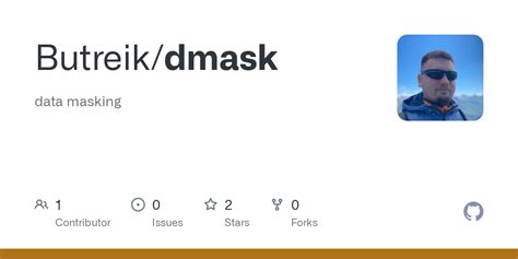Github Butreikdmask Data Masking