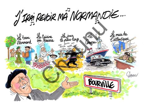 Dessin Bourvil Chaunu Show