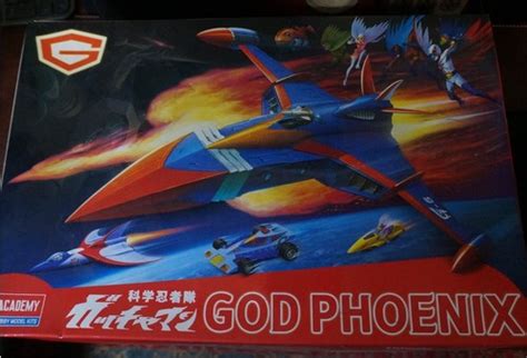 Battle Of The Planets G Force Gatchaman God Phoenix Model Kit Academy