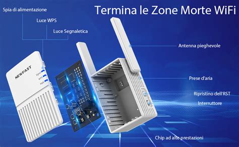 Ripetitore WiFi Potente Per Casa 300Mbps 2 4GHz WiFi Extender Amazon It Informatica