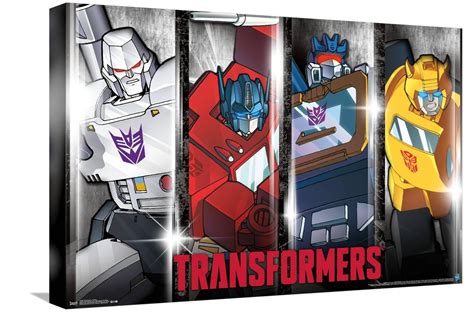Hasbro Transformers Classic Canvas Wall Poster 14725 X 22375