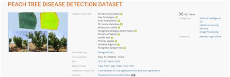 Peach Tree Disease Detection Dataset Terminet