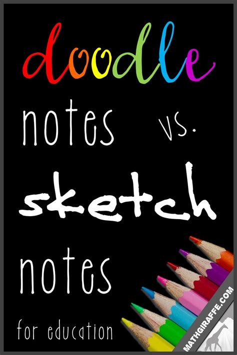 sketch notes vs doodle notes