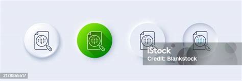 Diagram Chart Line Icon Analytics Graph Sign Line Icons Vector Stock Illustration Download