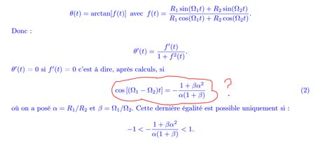 Calcul Derivée Trigo