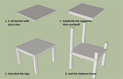 Wooden Armchair Modeling Tutorial V Ray For Sketchup And Material