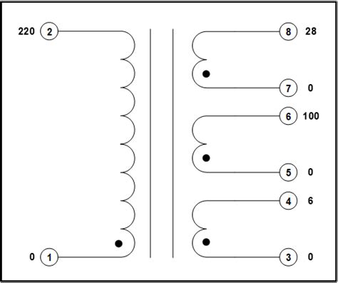 THREE SECONDARY TRANSFORMER 1 2 KVA 1 PH 60 HZ P N 19712 L C Magnetics