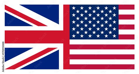 British And American Flag Wallpaper