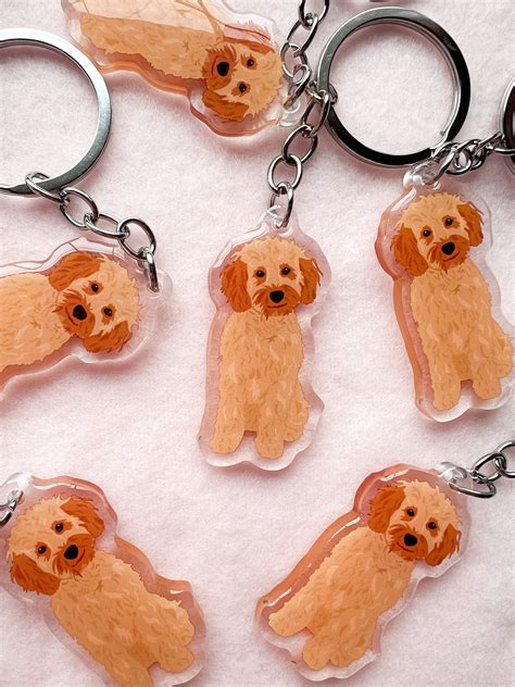 Cockapoo Keychain Our Cheery Corner