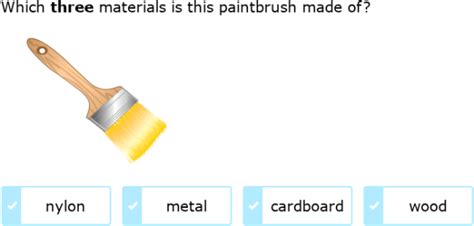 Ixl Identify Multiple Materials In Objects Year 2 Science Practice