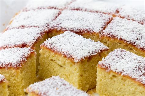 Classic Jam And Coconut Sponge Cake Recipe Scottish Scran
