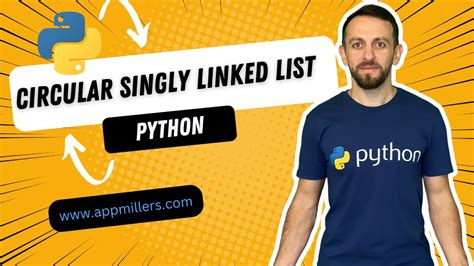 Circular Singly Linked List In Python Youtube