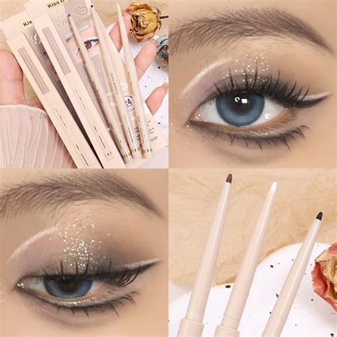 아이라이너 방수 매트 젤 펜슬 매끄러운 지속 블랙 다크 브라운 누에 아이 라이너 펜 눈 화장 화장품 티몬