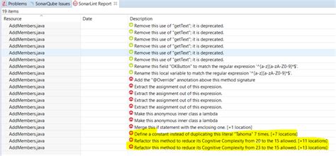 Code Smell Count Mismatch Between Sonarqube Server And Sonarlint Eclipe Ide Eclipse Sonar