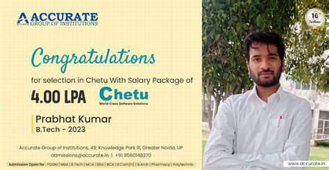 We Are Pleased To Announce That Accurate Group Of Institutions Greater