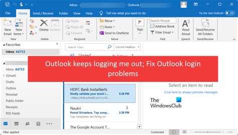 Outlook Keeps Signing Me Out [fix]