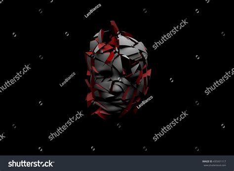 Face Disintegration 3d Stock Illustration 435931117 Shutterstock