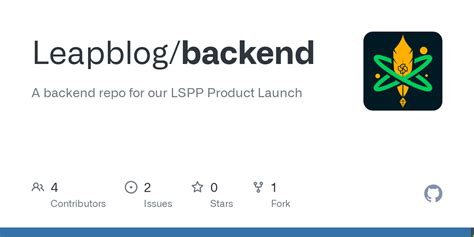 Github Leapblogbackend A Backend Repo For Our Lspp Product Launch