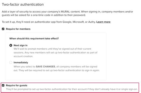 2fa Two Factor Authentication For Enterprise Customers