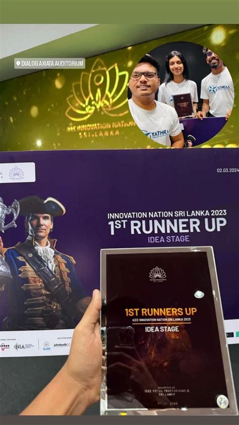 Pasindu Peiris On Linkedin 🌟 Honored To Be 1st Runner Up At Ieee