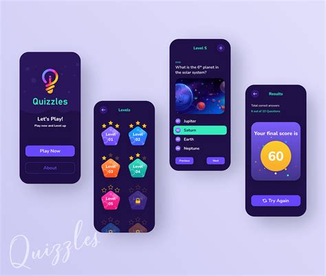 Quiz App UI Design Images Behance Quiz App UI Design Images Behance