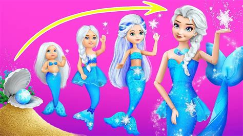 Dolls Growing Up Lol Omg Diys Youtube