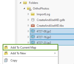 Create And Use A Mosaic Dataset Documentation