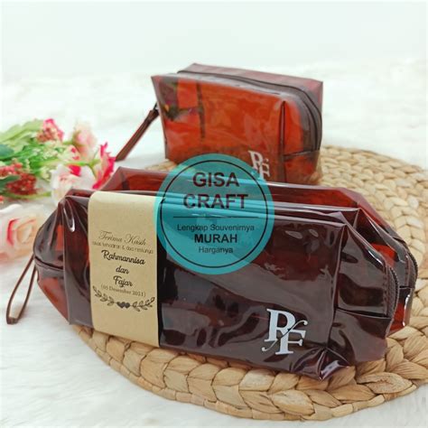 Jual Gisacraft Souvenir Pernikahan Dompet Boxy Ukuran 18 X 10 X 7 Cm