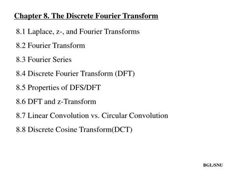 PPT Chapter The Discrete Fourier Transform PowerPoint Presentation ID