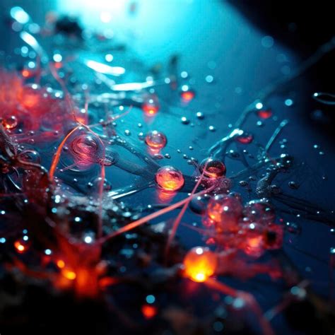 Premium Ai Image Vivid Microbiology In Action Bacteria Viruses And