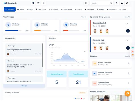Ltr Horizontal Menu Creative Bootstrap Dashboard Light Eduadmin