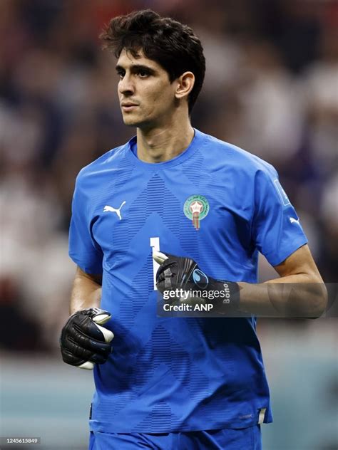 Al Khor Morocco Goalkeeper Yassine Bounou During The Fifa World Cup