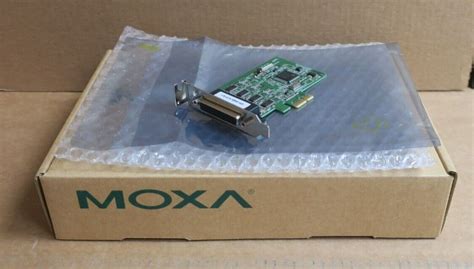 New Dell Moxa 4 Port Rs 232 Pcie Communication Card Db9m Cp 104el A V1 61 6370w
