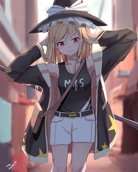 Kirisame Marisa Touhou Drawn By Vanilla Flan Danbooru